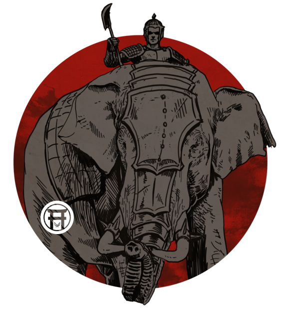 War Elephant Drawing