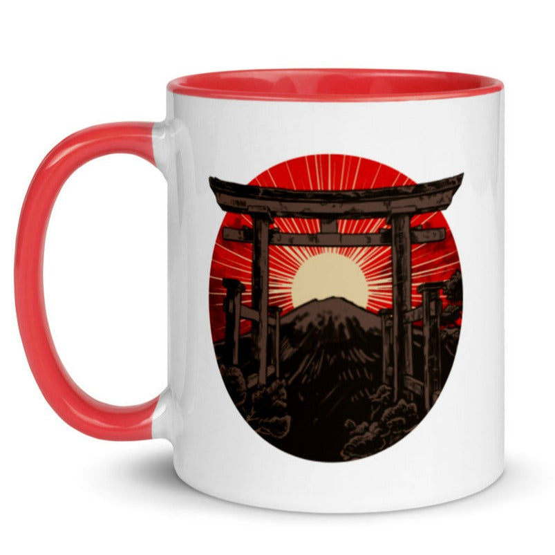 Rakkasan Torii Colored Inside Mug – Rakkasan Tea Company